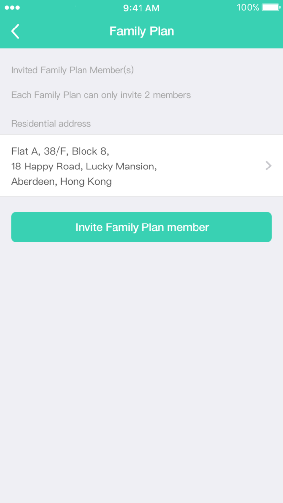 Family Plan - Home